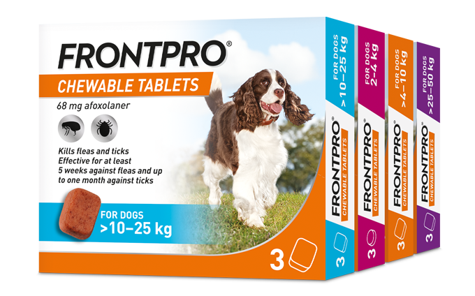 Chewable tablets for dogs | FRONTPRO